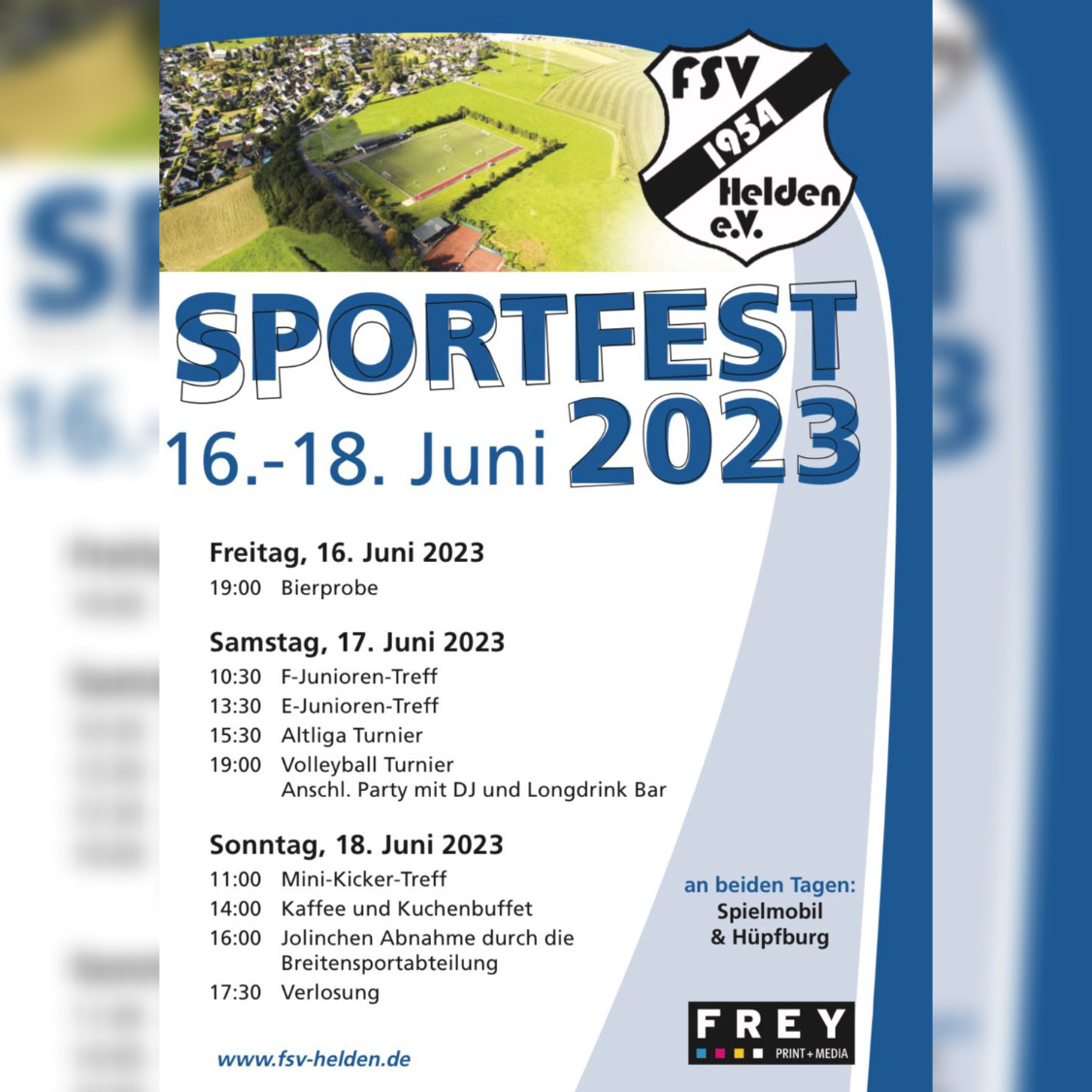 Sportfest 2023 - FSV Helden 1954 e.V.