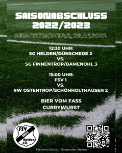 Saisonabschluss in der FSV-Arena - FSV Helden 1954 e.V.